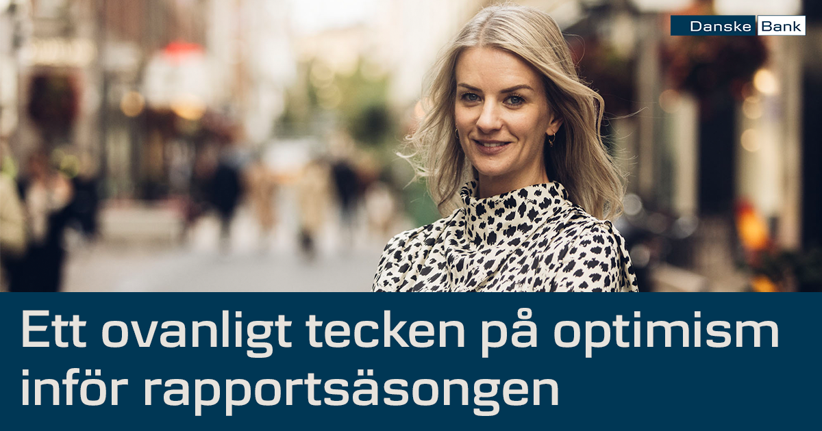 Ett ovanligt tecken på optimism inför rapportsäsongen - Nextconomy